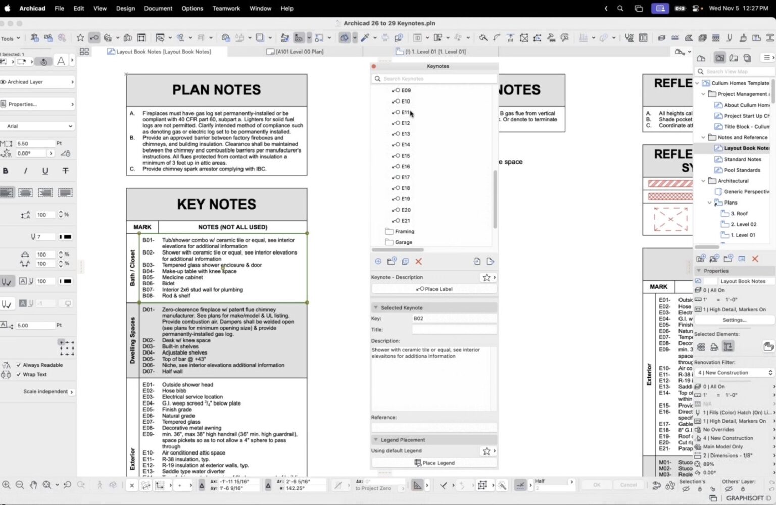 Archicad Keynotes: Boost Your Documentation & Workflow